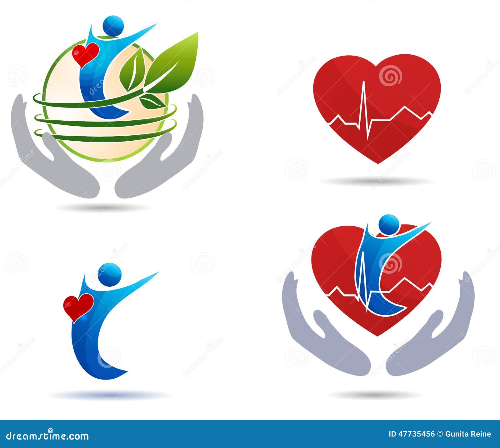 Iconos Del Tratamiento De La Enfermedad Cardiovascular Ilustración Del
