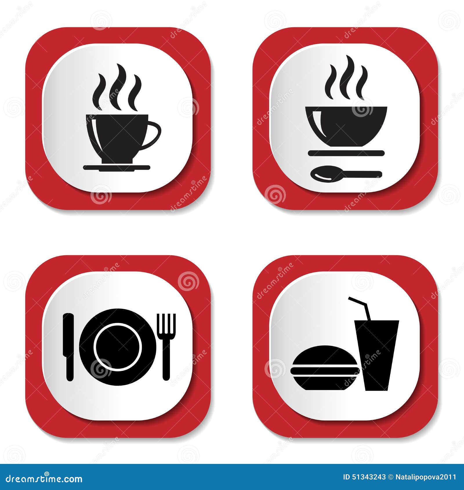 Iconos del vector ilustración del vector. Ilustración de artista - 51343243