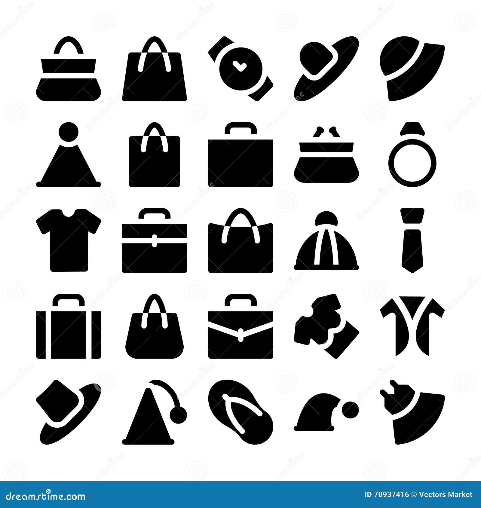 Iconos 1 Del Vector De La Moda Stock de ilustración - Ilustración de ...