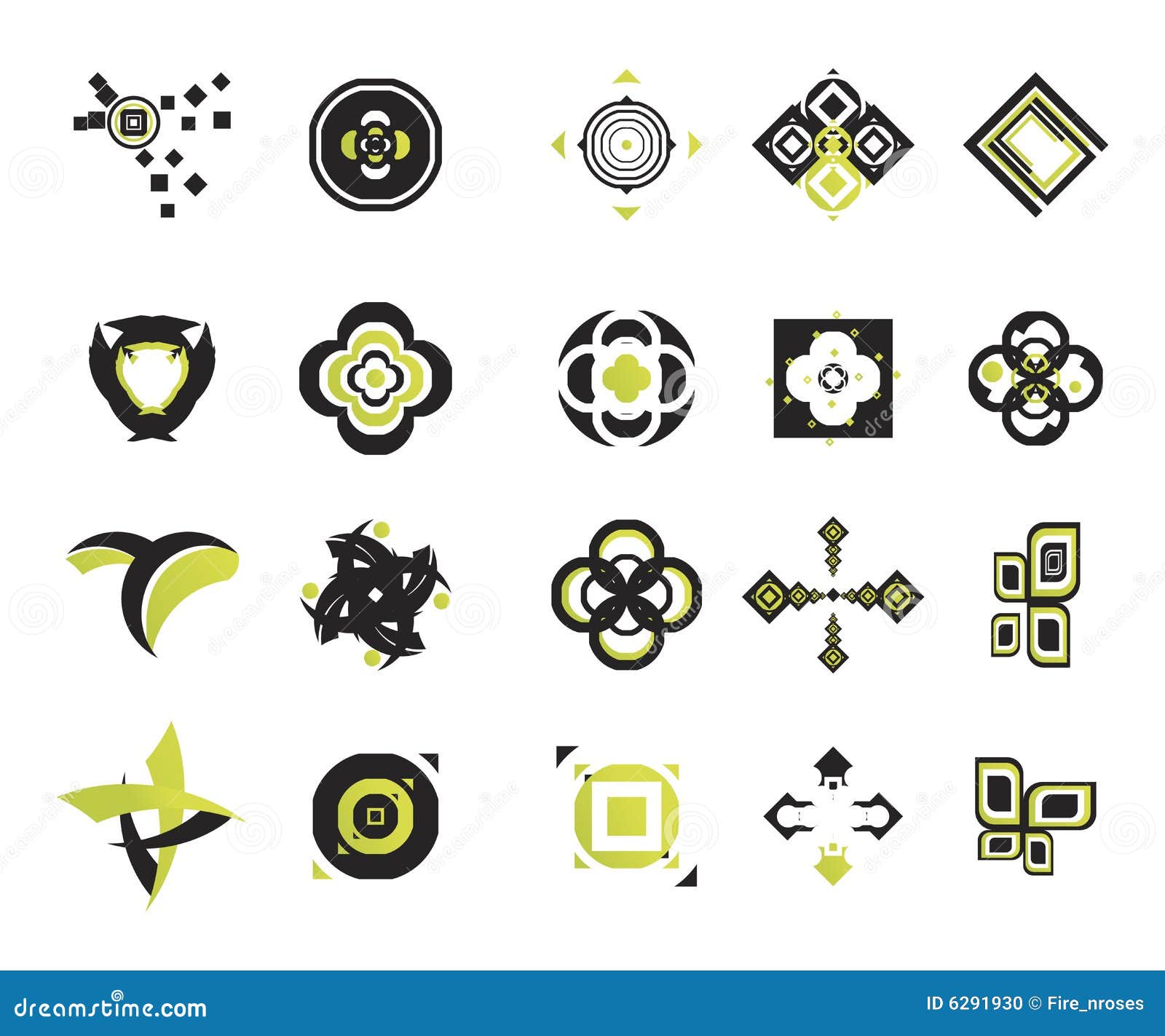 Iconos Del Vector - Elementos 16 Imagen. Imagen: 6291930