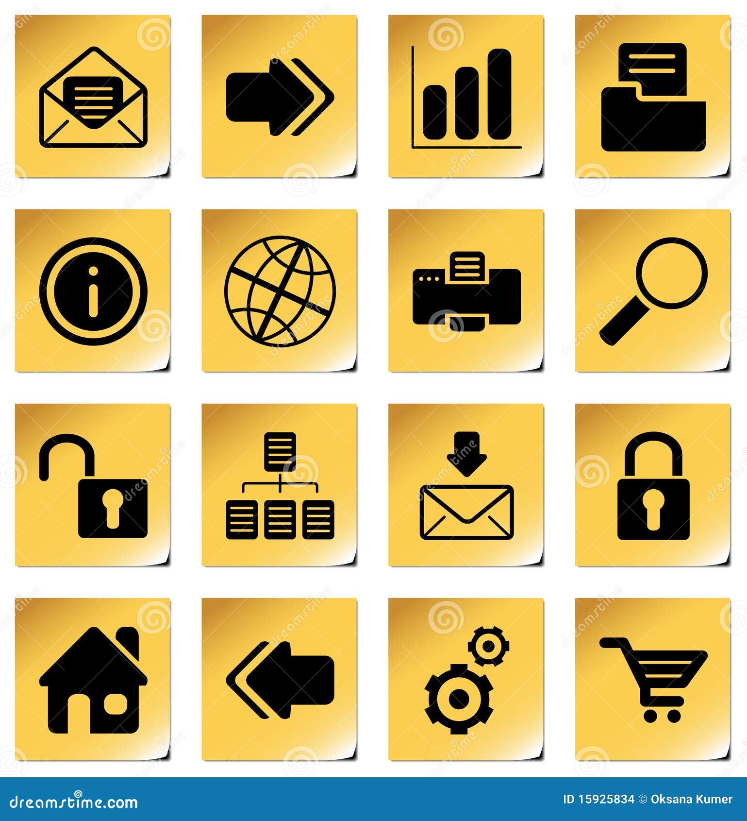 Iconos Del Web Site Y Del Internet Ilustración del Vector - Ilustración ...