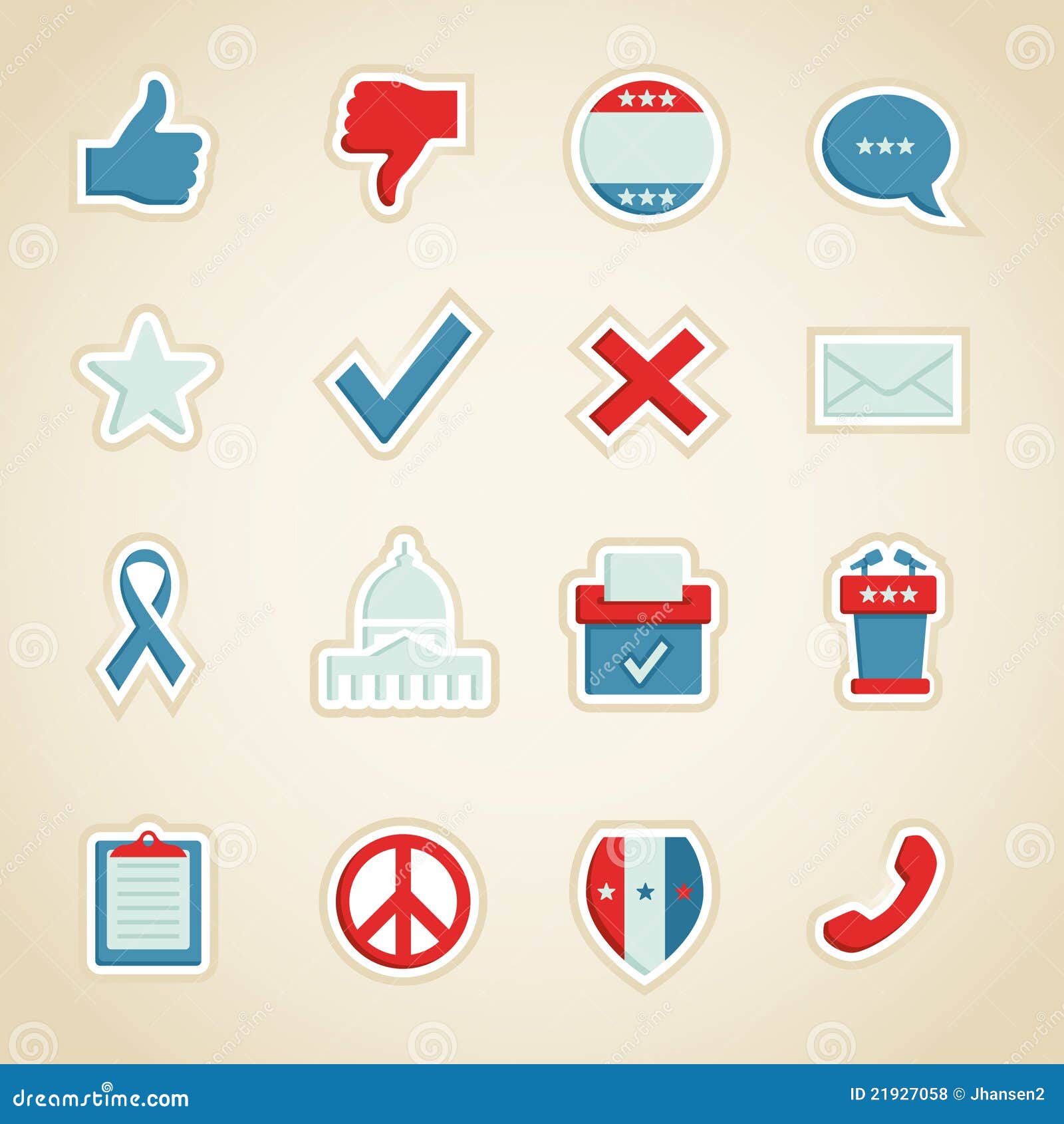 Iconos políticos ilustración del vector. Ilustración de edificio - 21927058