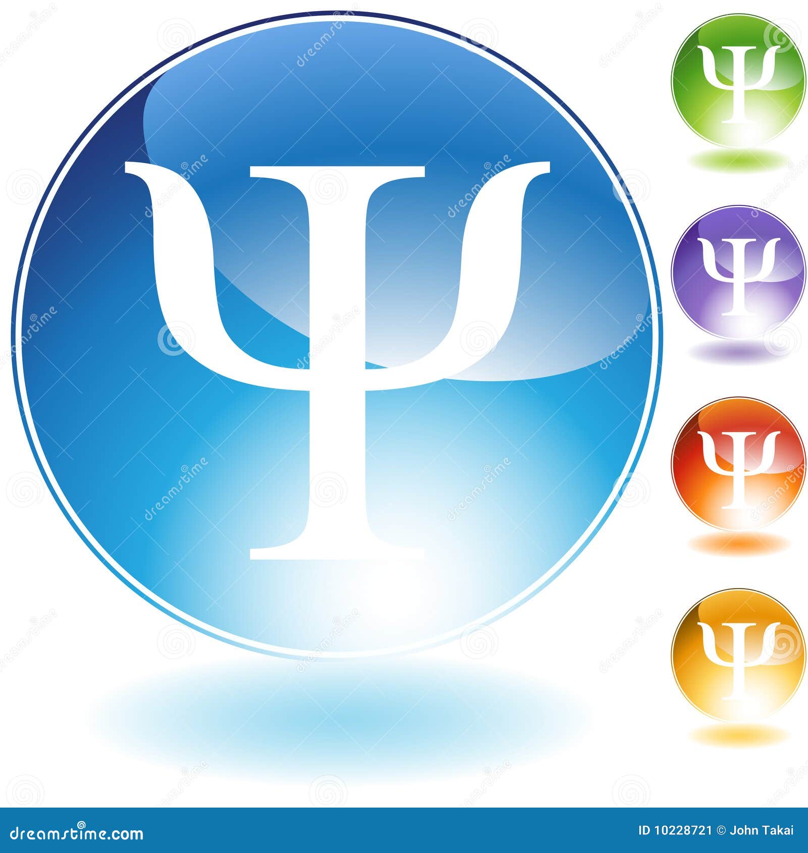 Iconos - Símbolo Griego PSI Ilustración del Vector - Ilustración de ...