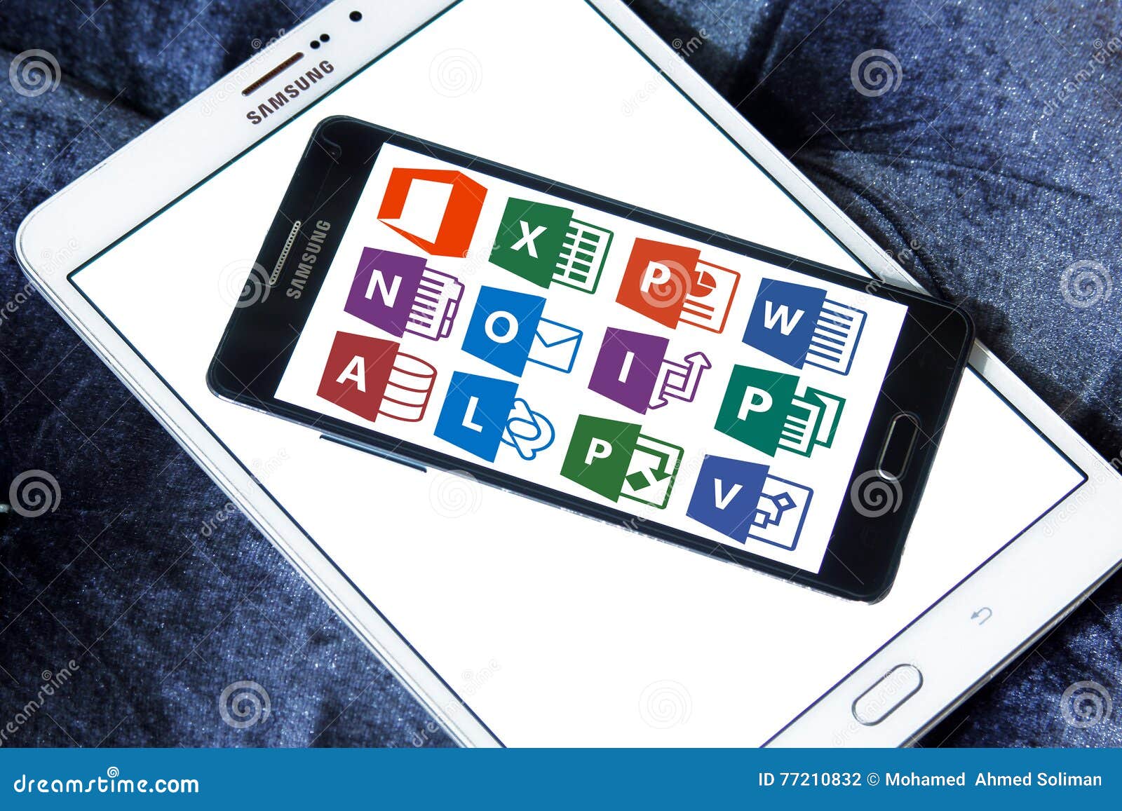 Iconos Y Logotipos Del Microsoft Office Fotografía editorial - Imagen ...