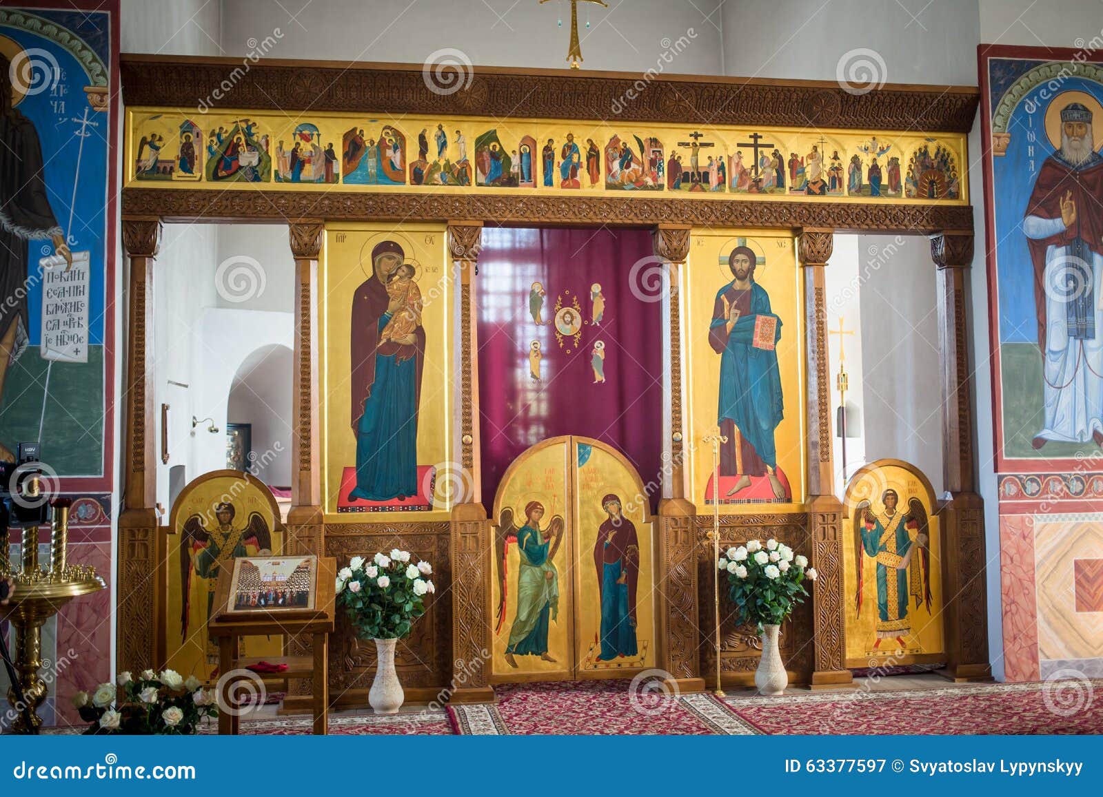 Iconostasis in the Cathedral of the Transfiguration of the Saviour ...
