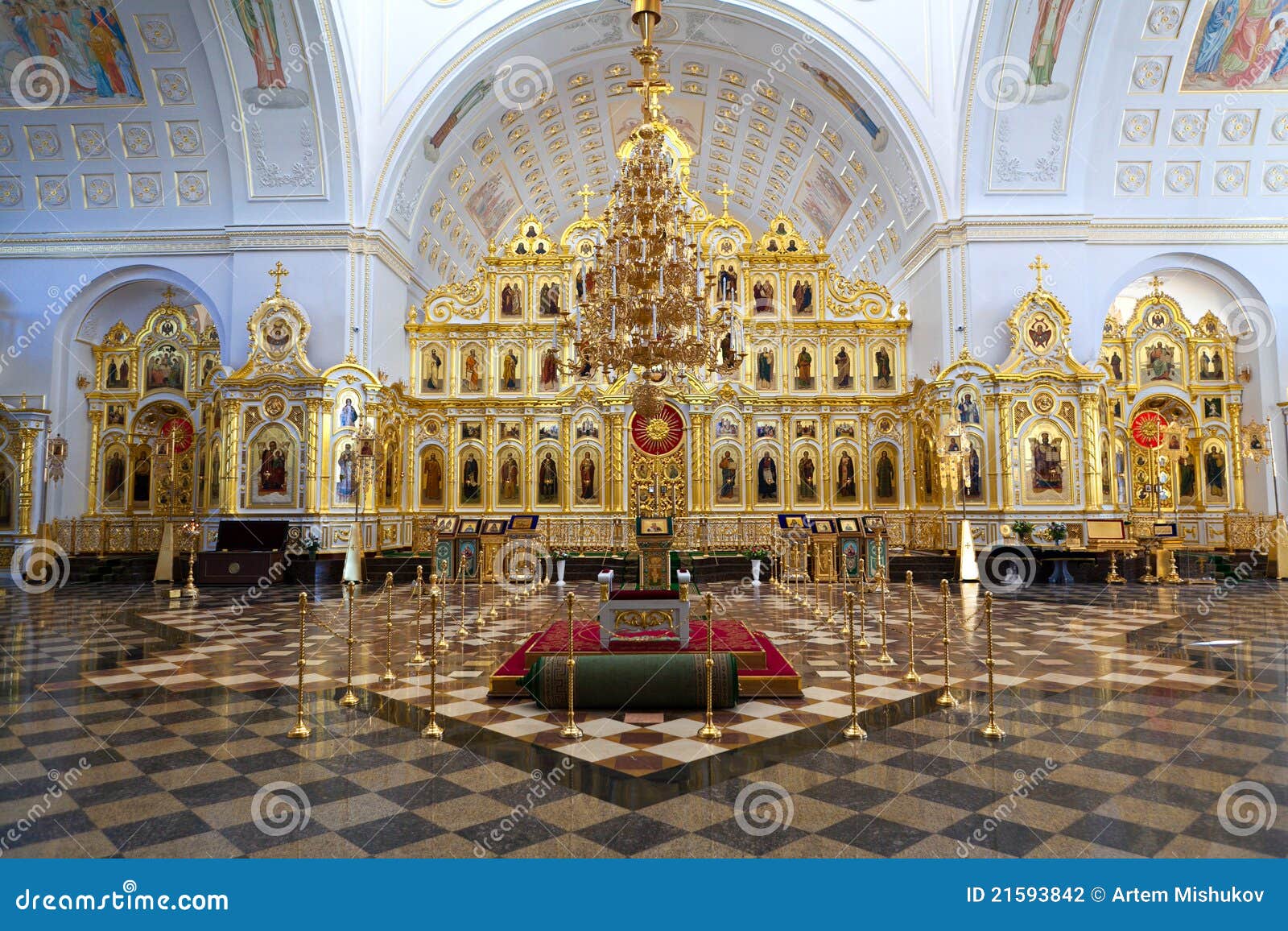 Iconostasis in Russian Orthodox Church Editorial Photography - Image of ...