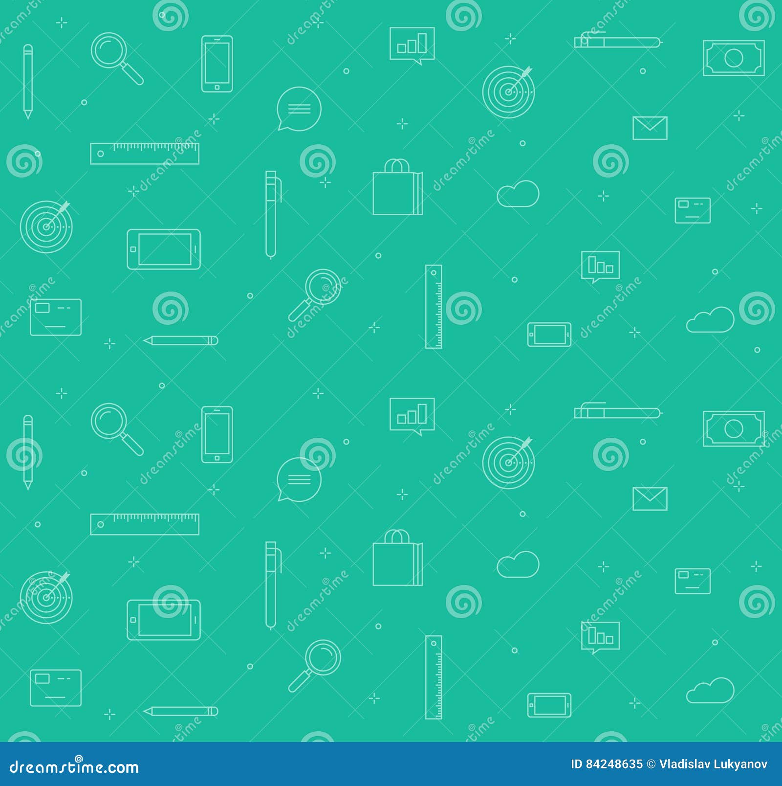 Icons Analytics Background, Sketch Doodle Icons Backdrop Line Outline ...