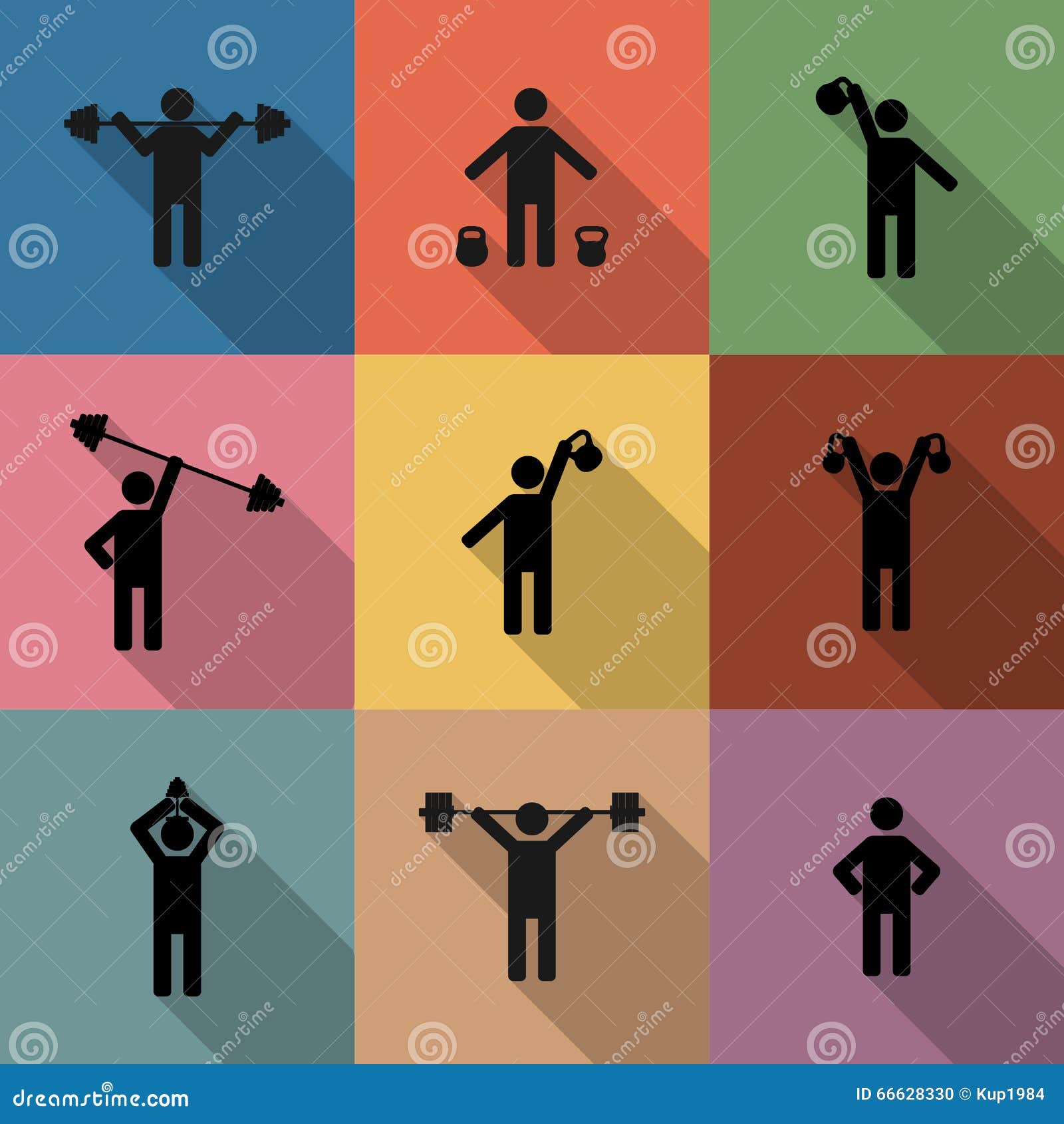 Icons Athletes, Various Sports, Stick Figure Man Pictogram Vector ...