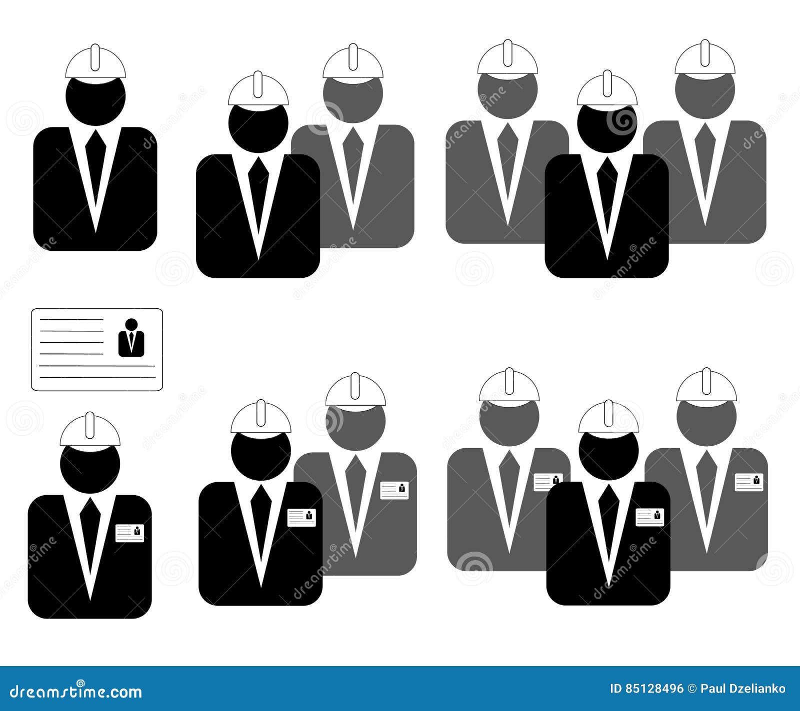 Icons for Business, Management, Engineering, Mechanical Engineer Stock ...