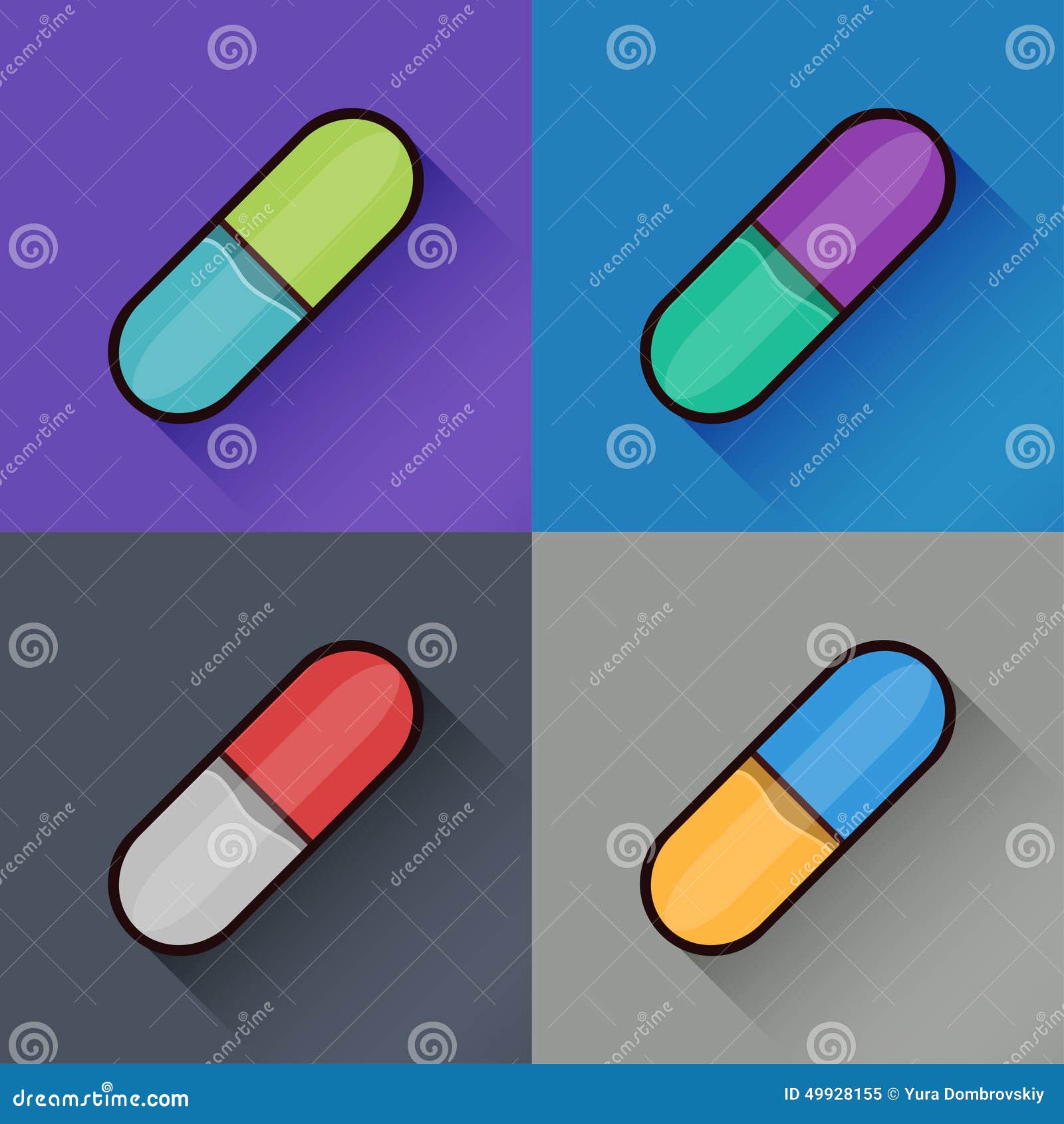 Icons capsules stock vector. Illustration of drug, icon - 49928155