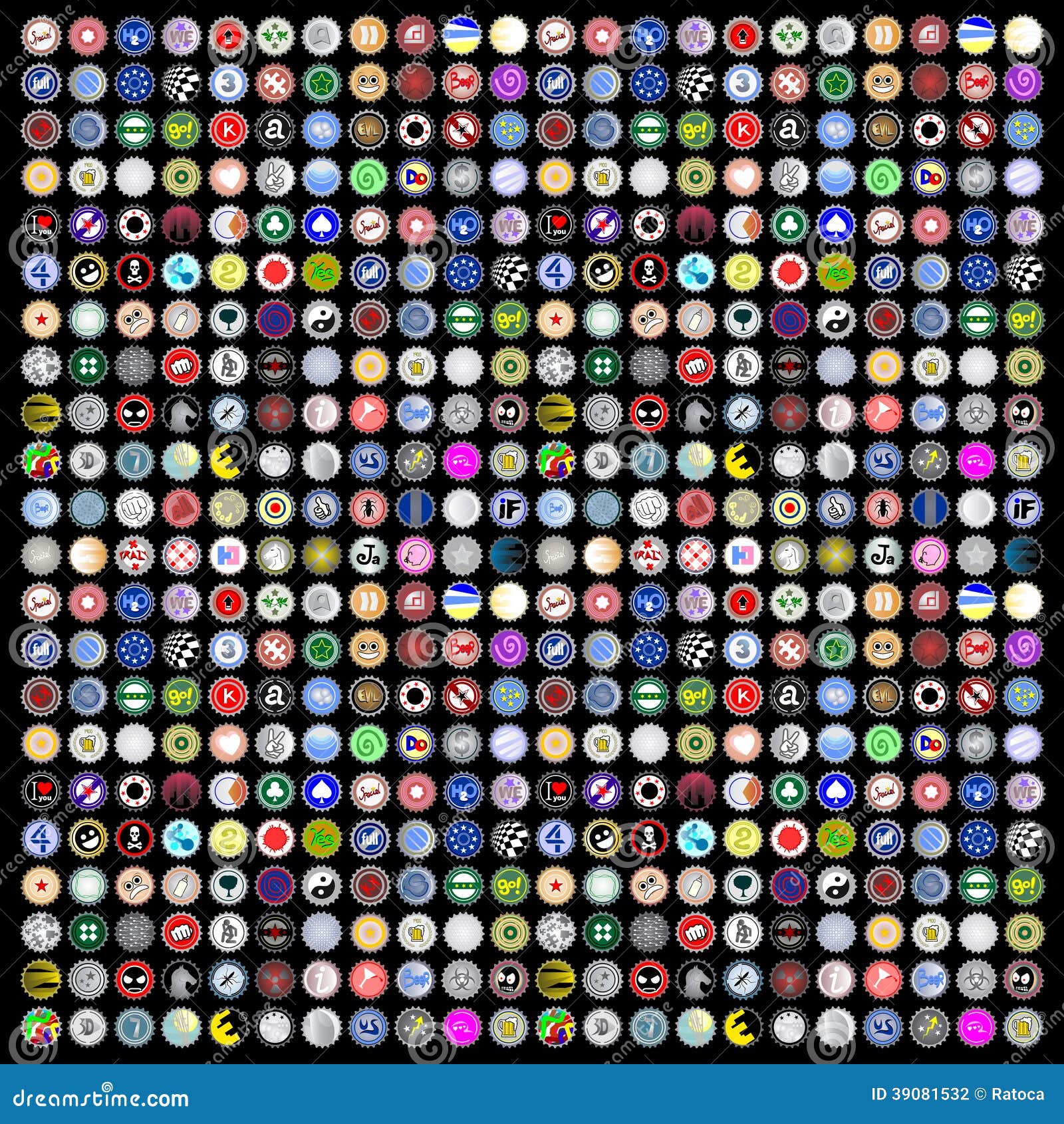 Icons collection stock vector. Illustration of etching - 39081532