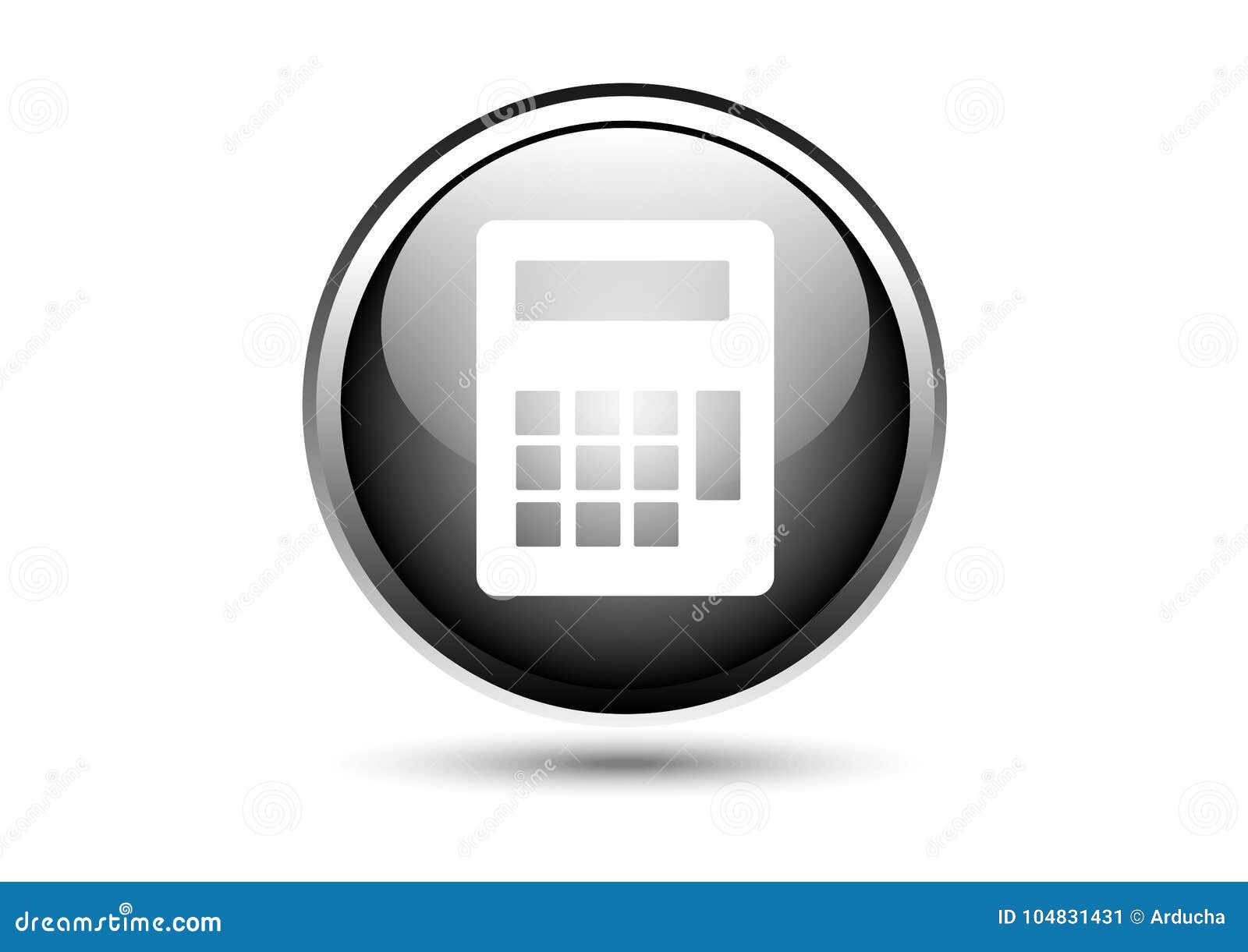 Math Icons with Buttons Background 3d Effect Stock Vector ...