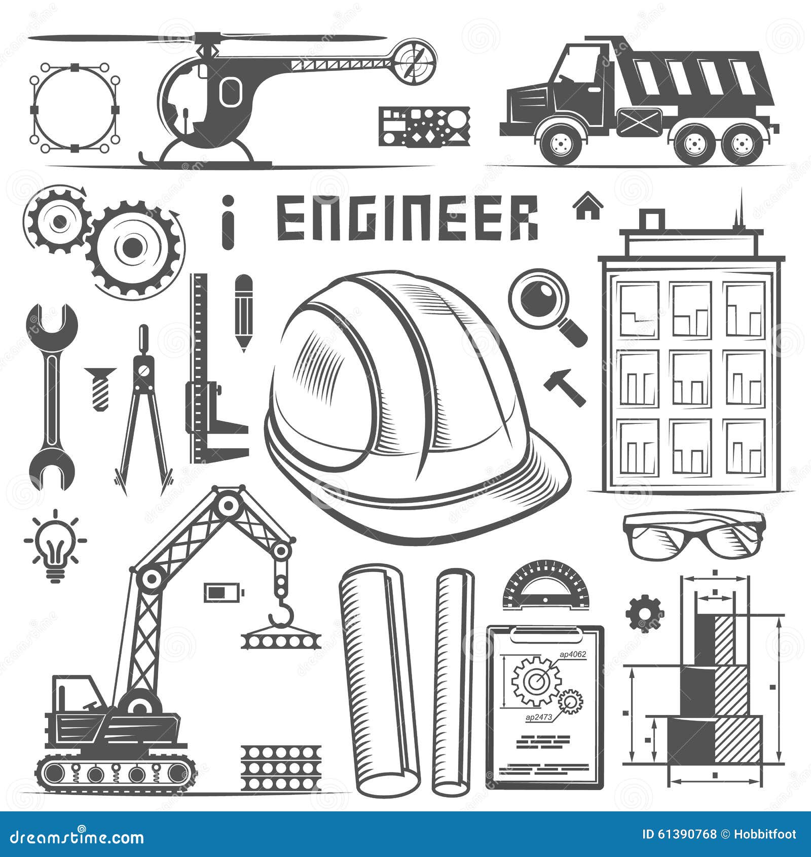 Engineer Drawing With Pencil And Ruler Royalty-Free Stock Photography ...