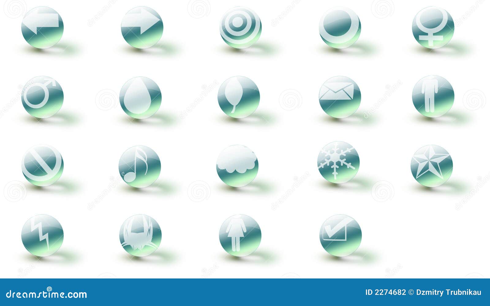 Icons ice 3d (+ caustic) stock illustration. Illustration of green ...