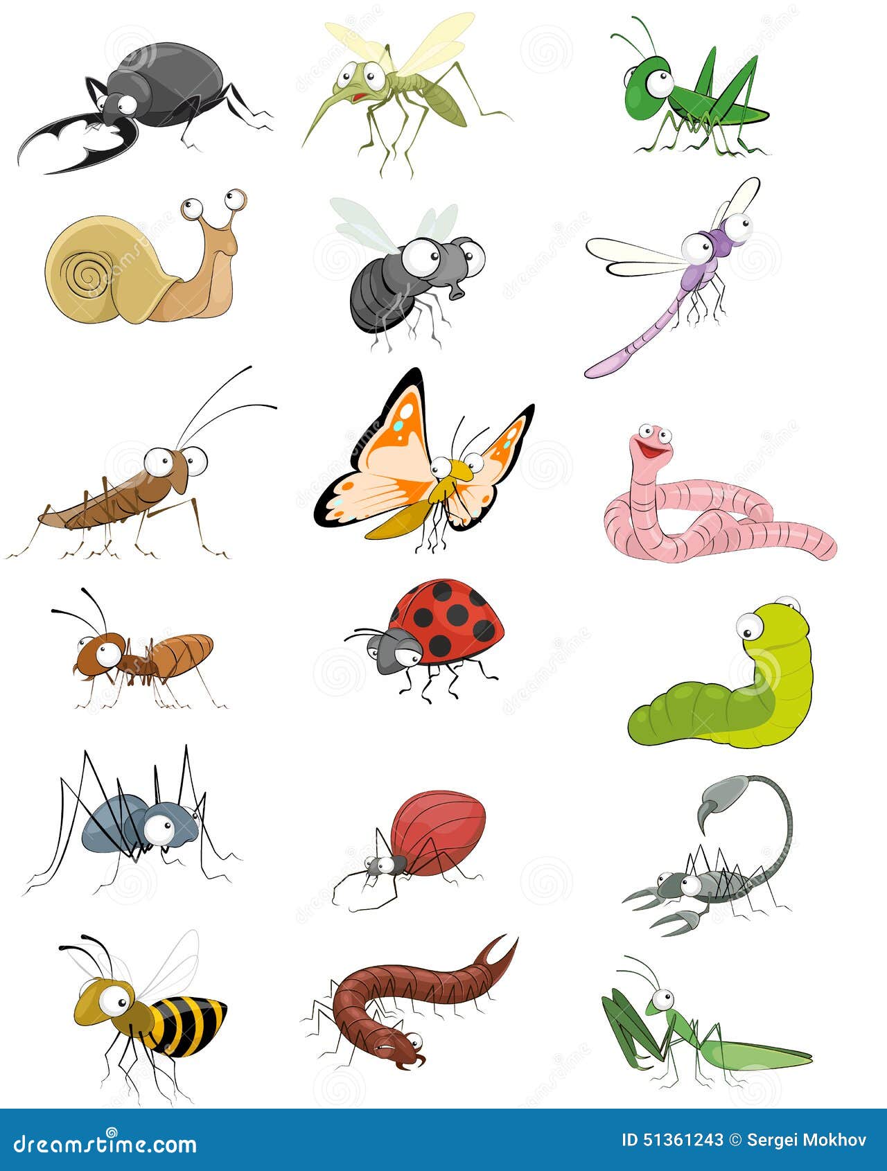 Animated Insects Stock Illustrations – 143 Animated Insects Stock ...