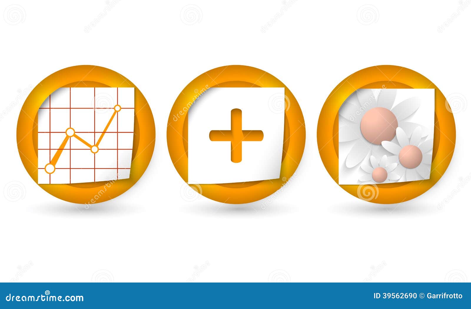 Icons with marks stock vector. Illustration of creative - 39562690
