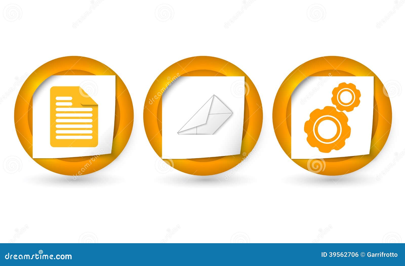 Icons with marks stock vector. Illustration of concept - 39562706