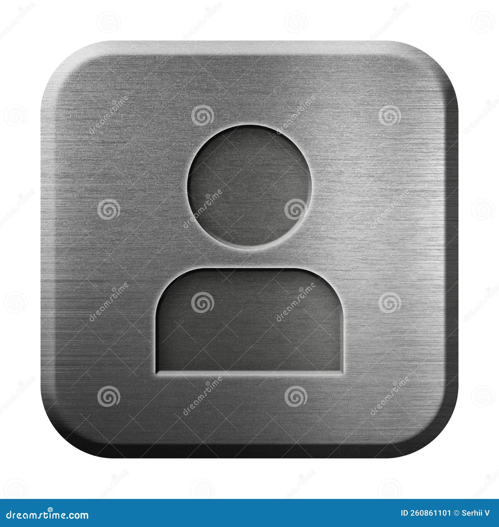 Icons with Metallic Structure Stock Image - Illustration of gadget ...