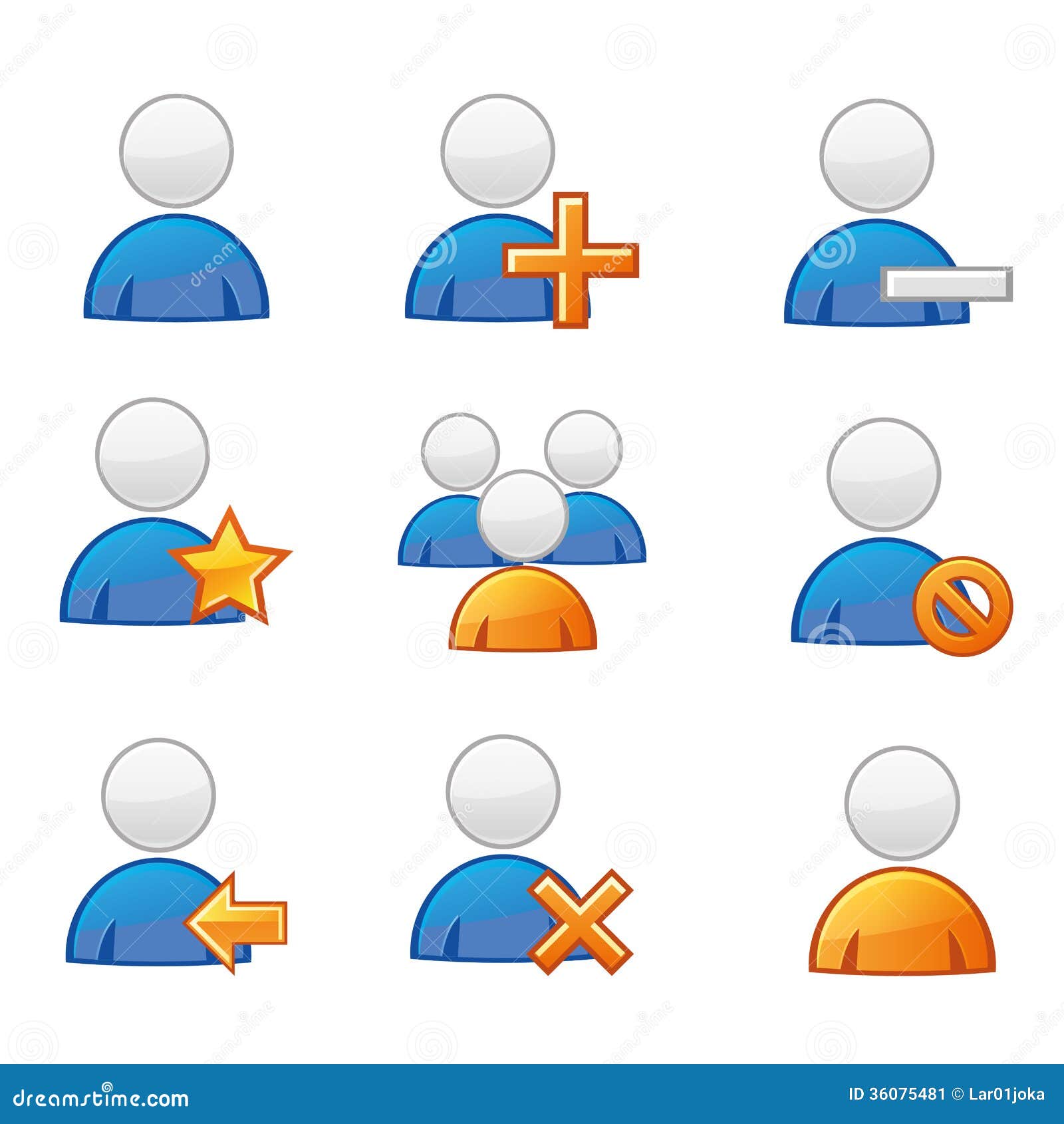 Icons stock vector. Illustration of contour, print, person - 36075481