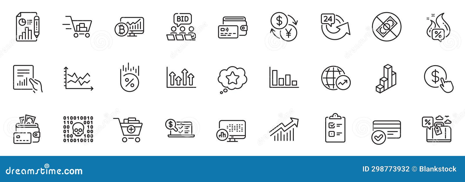 Icons Pack As Demand Curve, 3d Chart and Add Products Line Icons. for ...