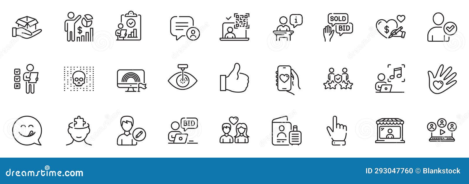 Icons Pack As Inspect, Social Care and Identity Confirmed Line Icons ...