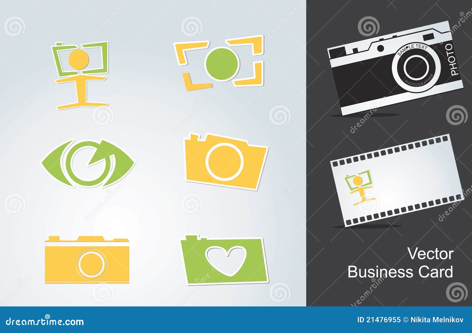 Icons photo stock vector. Illustration of shutter, decorative - 21476955