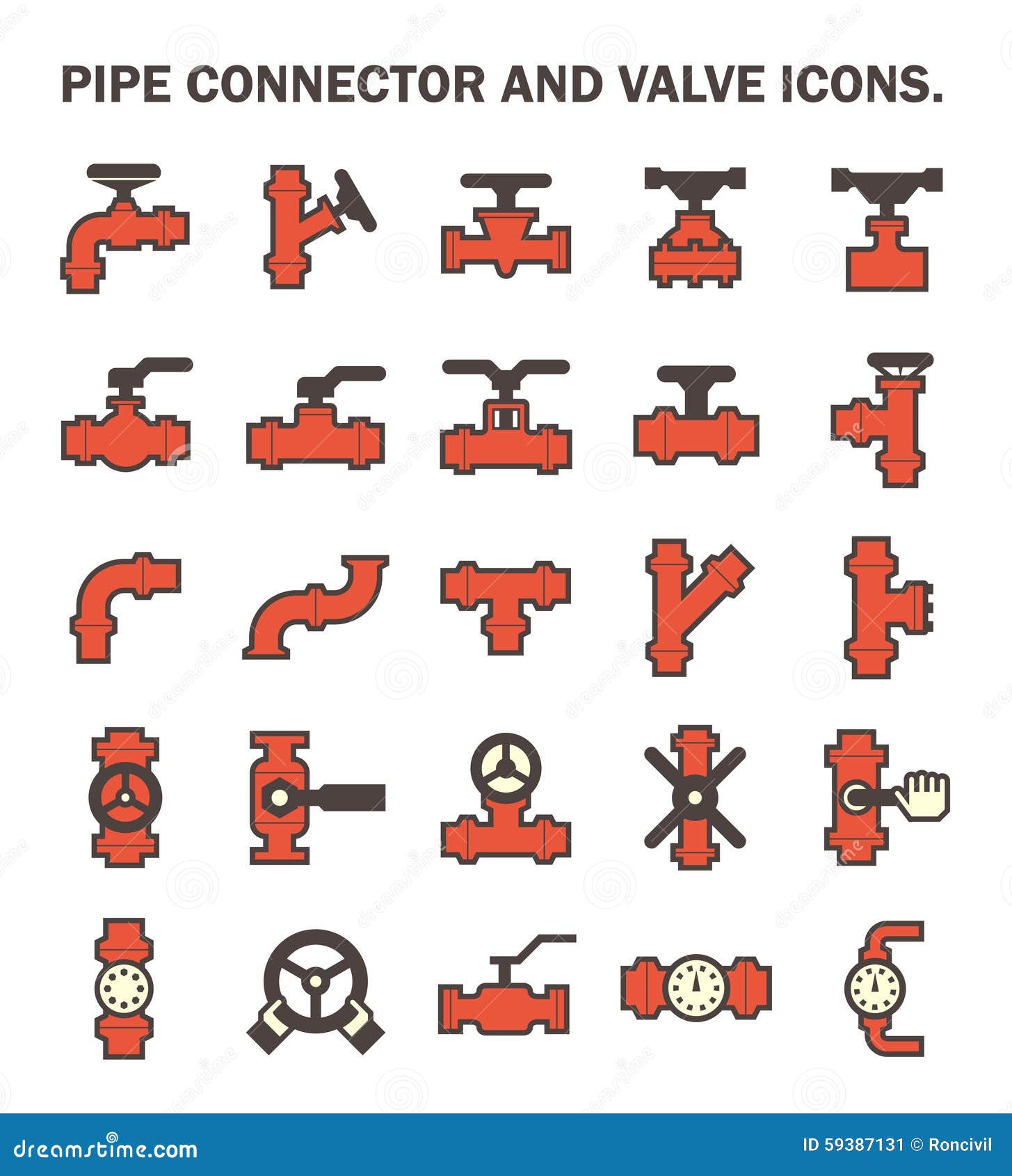 Icons stock vector. Illustration of plumbing, petroleum - 59387131