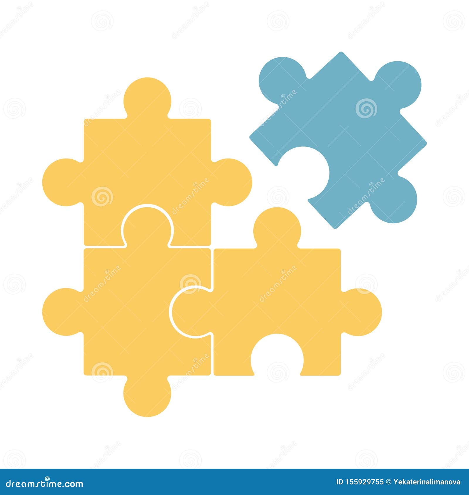 Icons. Puzzle icon stock vector. Illustration of mosaic - 155929755