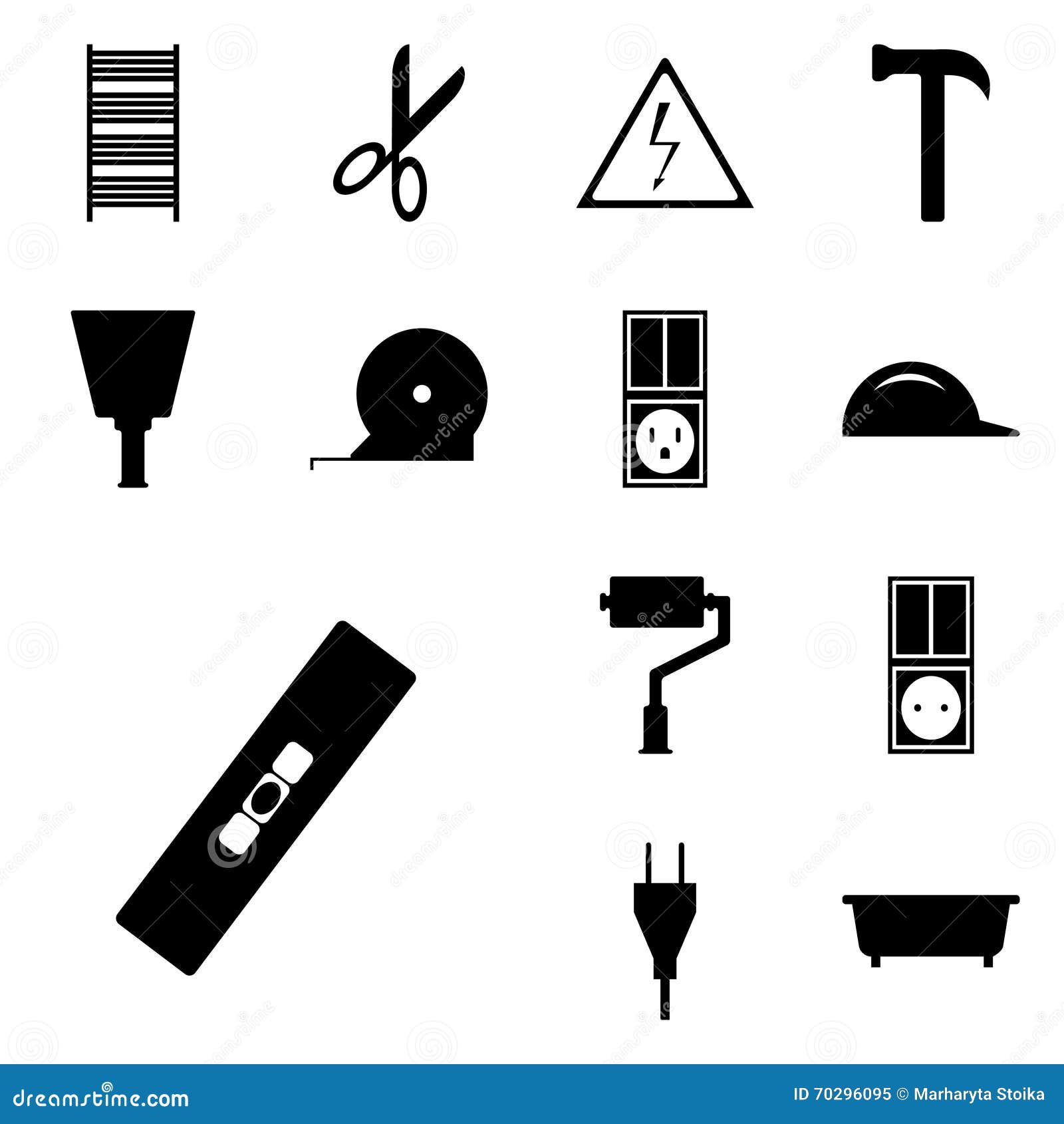 Icon Set Refit/ Vector Refit/ Icons Gray, Square, | CartoonDealer.com ...
