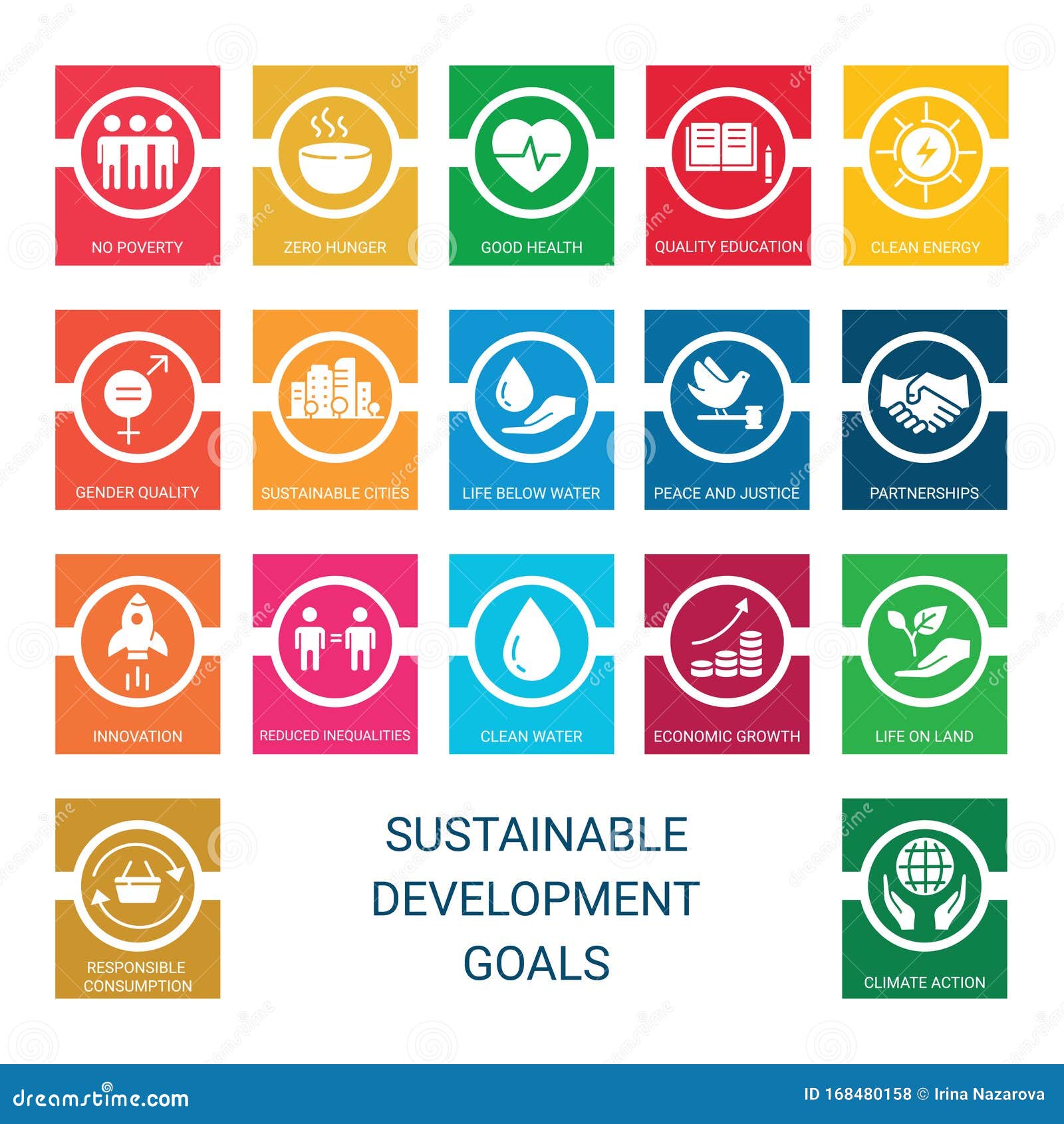 Icons Set .Sustainable Development Goals. Stock Vector - Illustration ... Icons Set .Sustainable Development Goals. Stock Vector - Illustration ...
