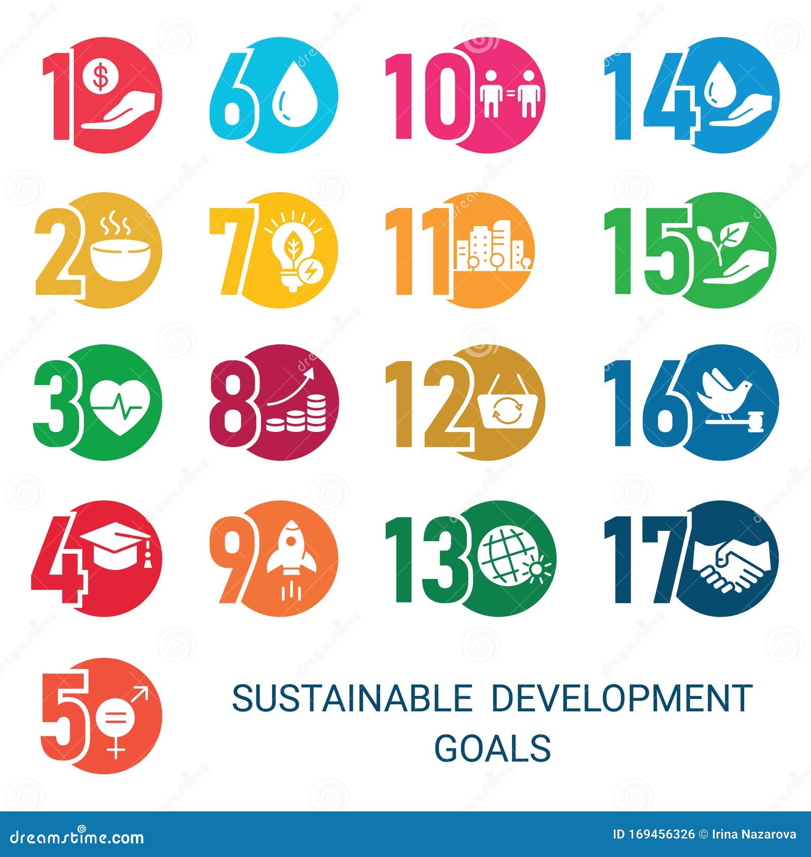 Icons Set .Sustainable Development Goals. Stock Vector - Illustration ... Icons Set .Sustainable Development Goals. Stock Vector - Illustration ...