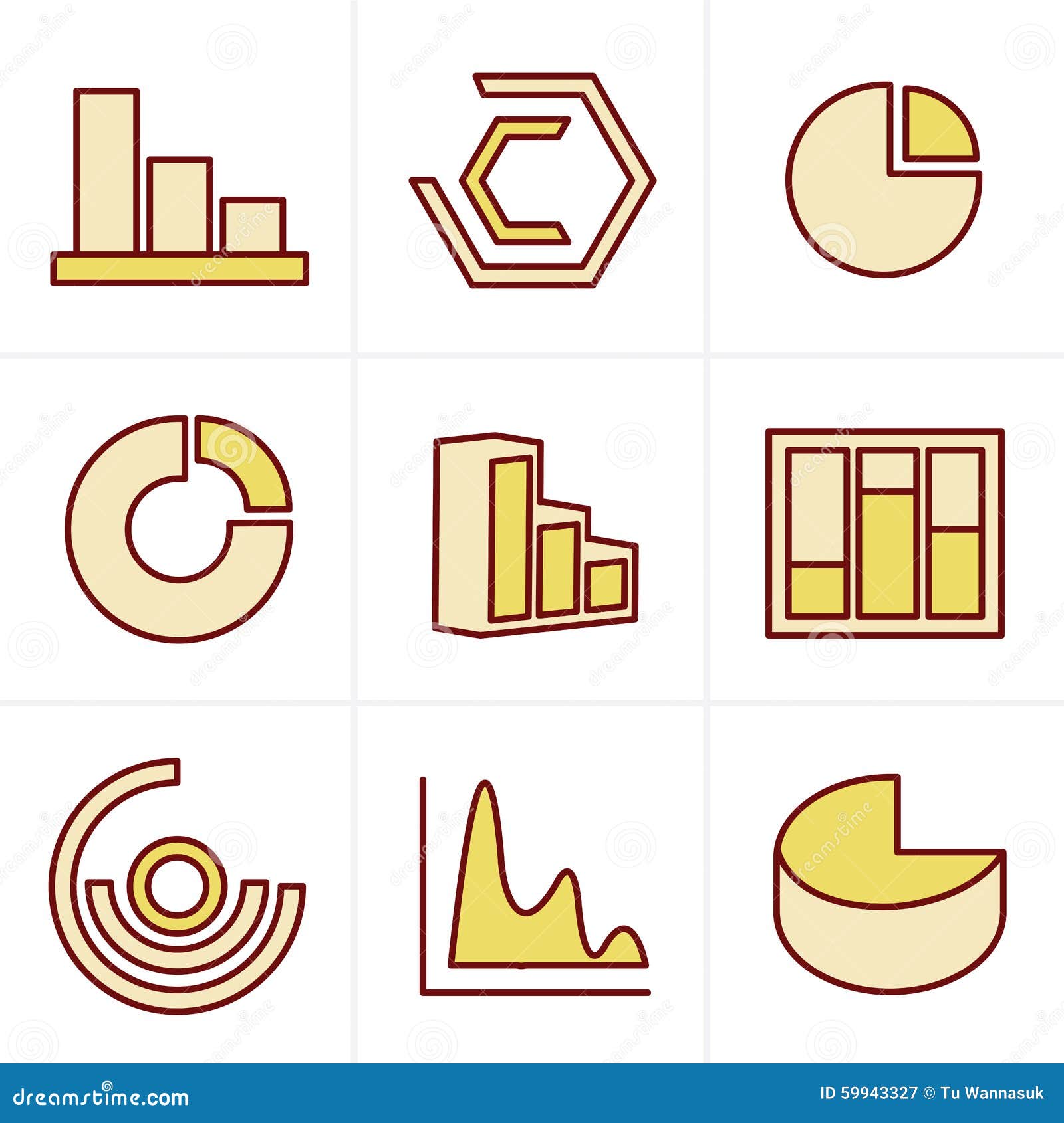Diagram Graphs Chart Sign. Diagram Chart Isolated Simple Icon Vector ...