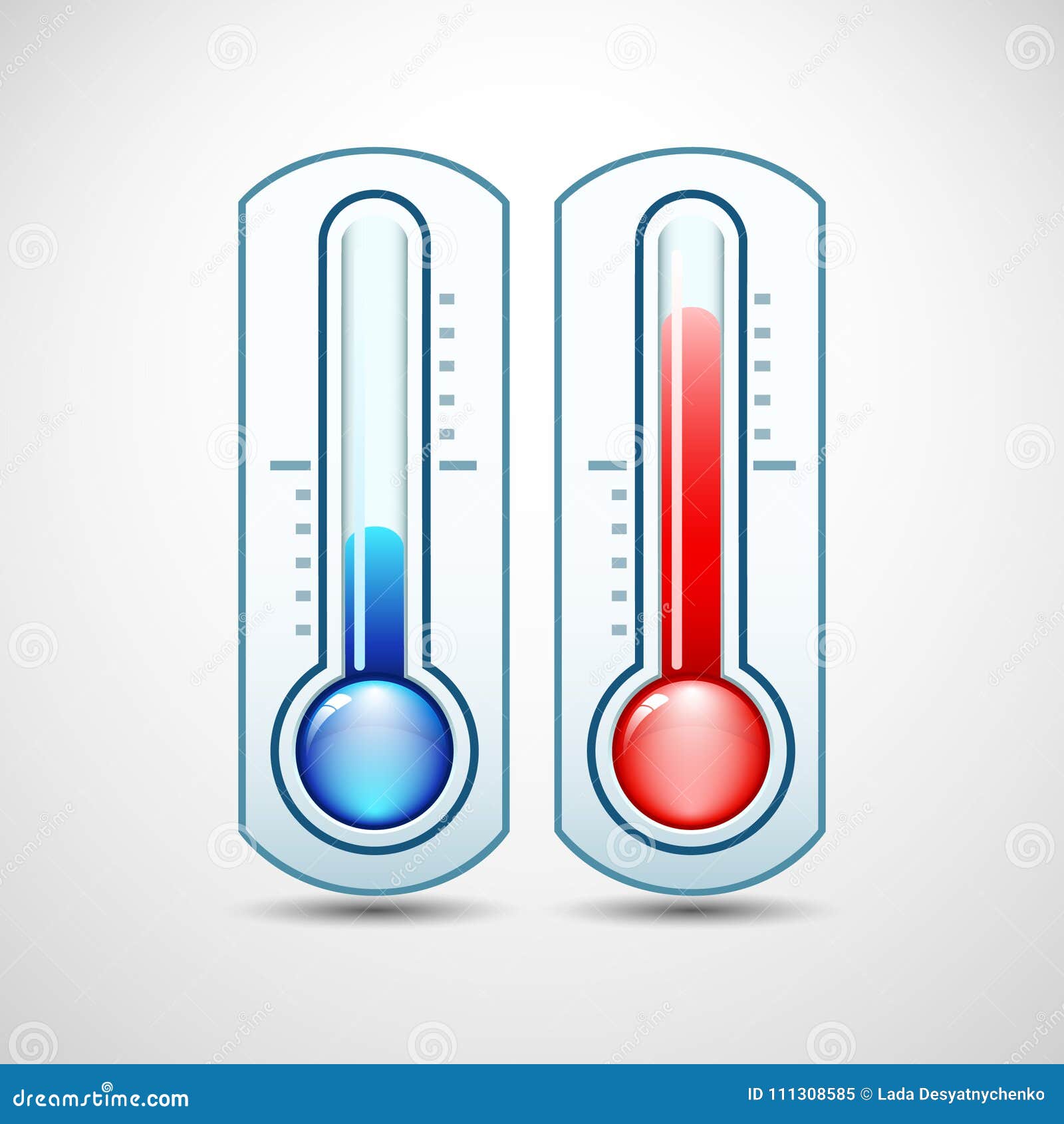 Icons Thermometer Measuring Hot and Cold Temperature with Shadows Stock ... Icons Thermometer Measuring Hot and Cold Temperature with Shadows Stock ...
