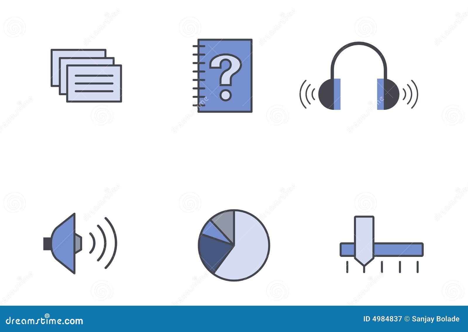 Icons Vector Format stock vector. Illustration of help - 4984837