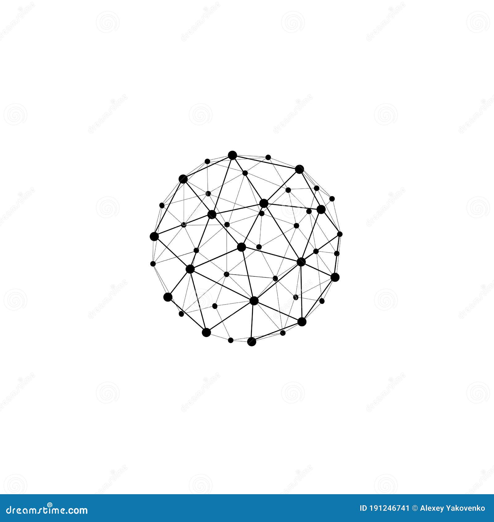 Icosahedron Icon Vector Sign And Symbol Isolated On White Background ...