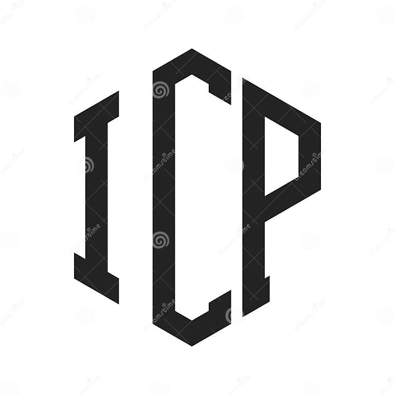 ICP Logo Design. Initial Letter ICP Monogram Logo Using Hexagon Shape ...