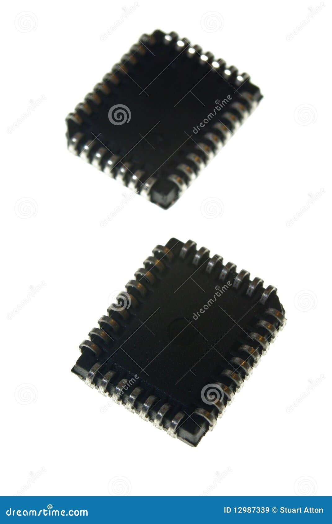 ICs from bottom stock image. Image of close, integrated - 12987339