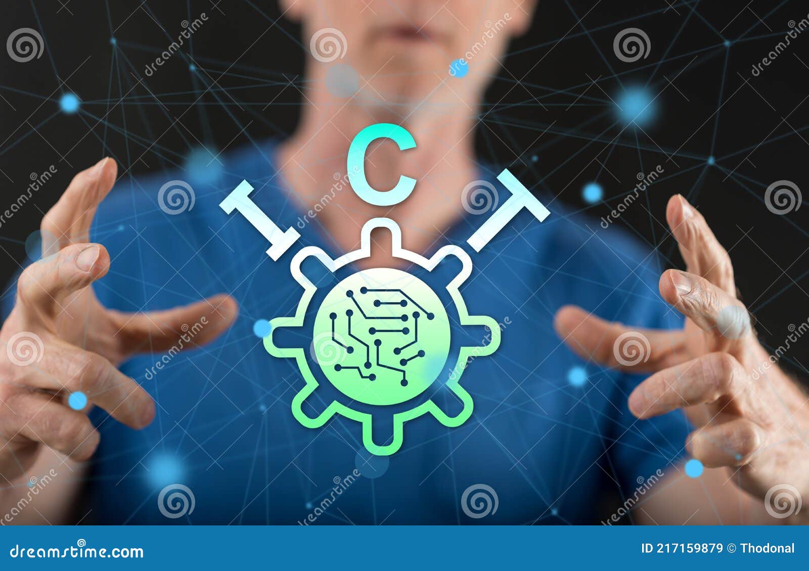 Concept of ict stock image. Image of online, connection - 217159879