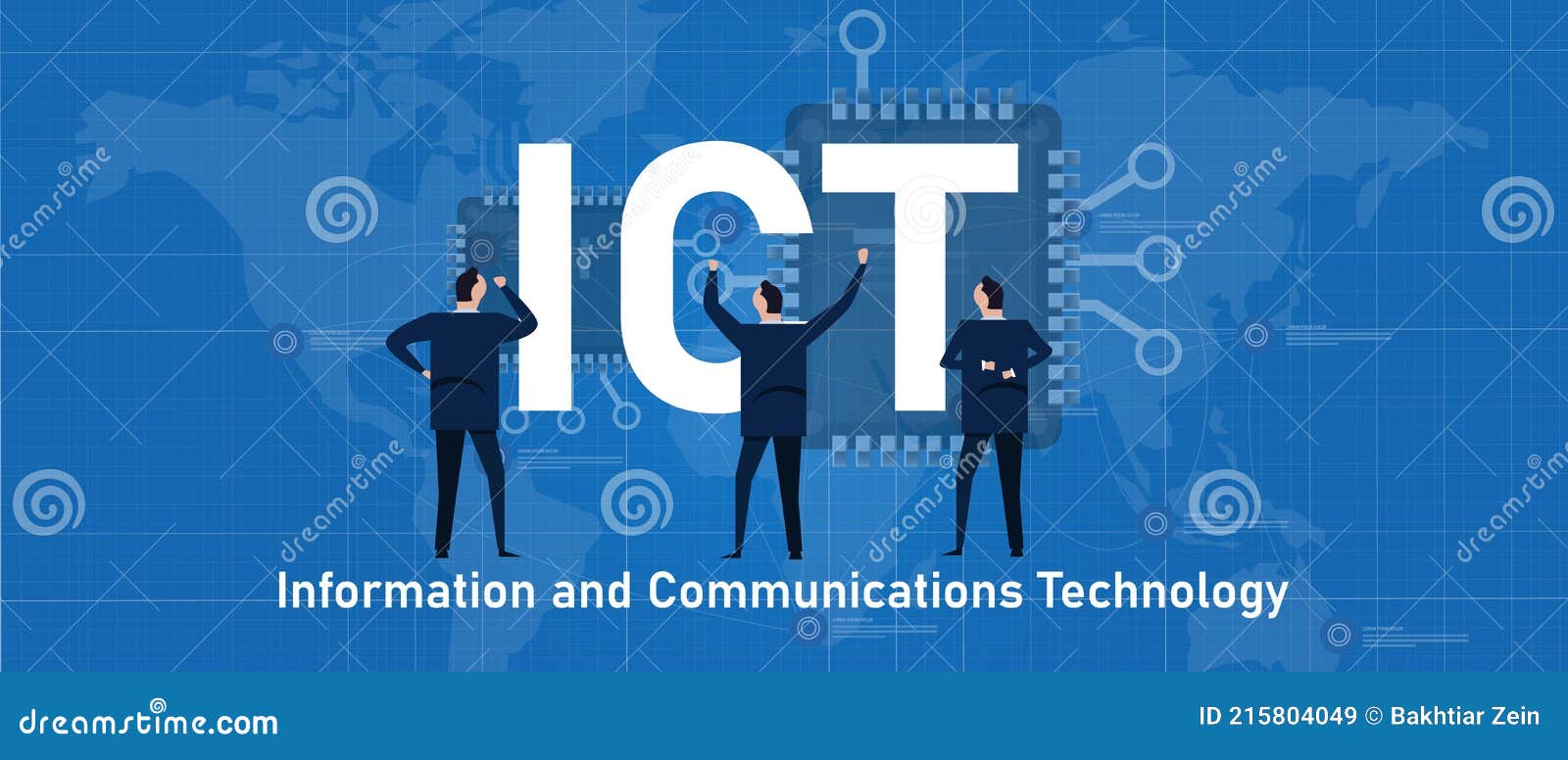 ICT Information and Communications Technology Telecommunication Company ...