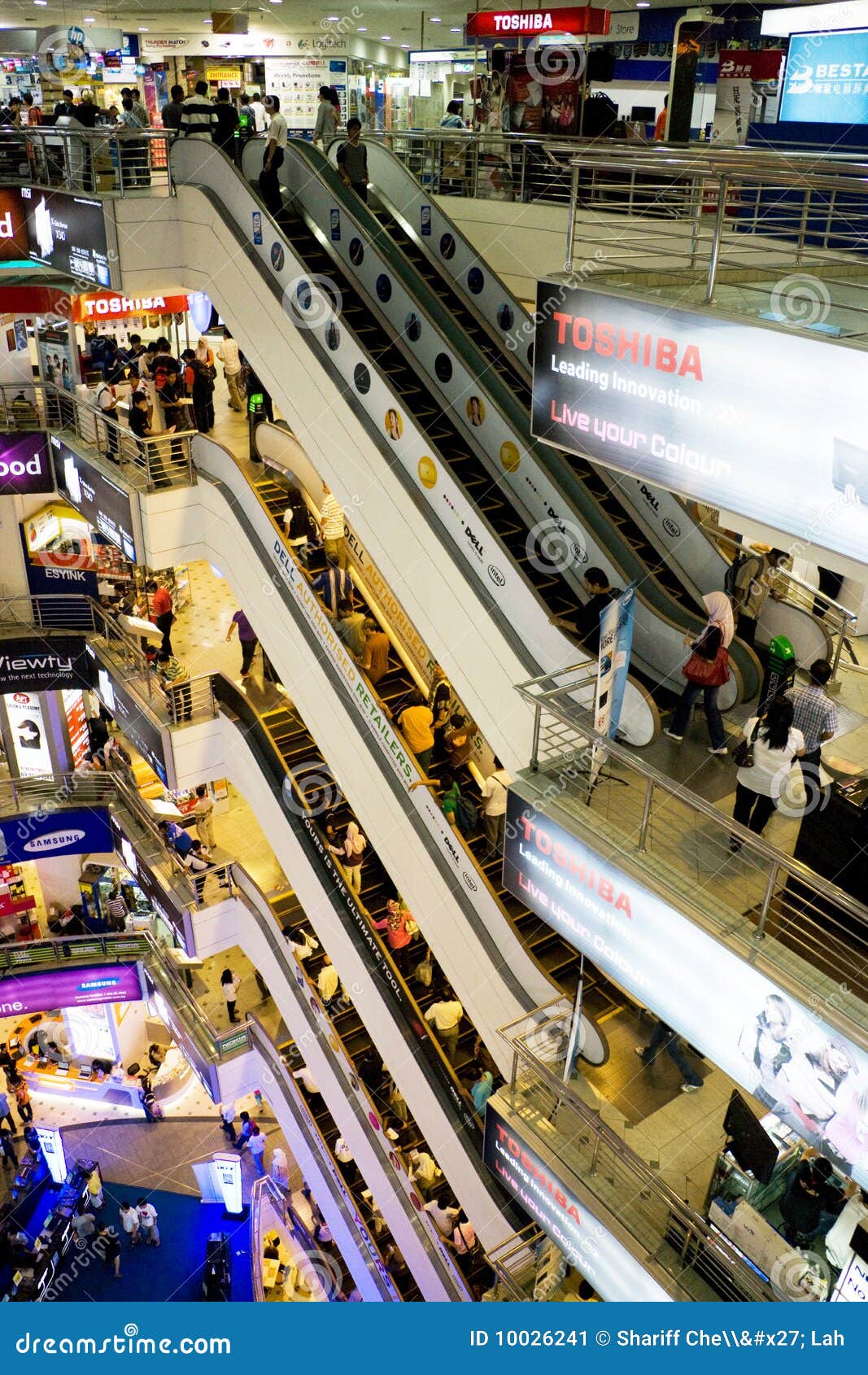 ICT Shopping Crowd editorial photo. Image of customer - 10026241