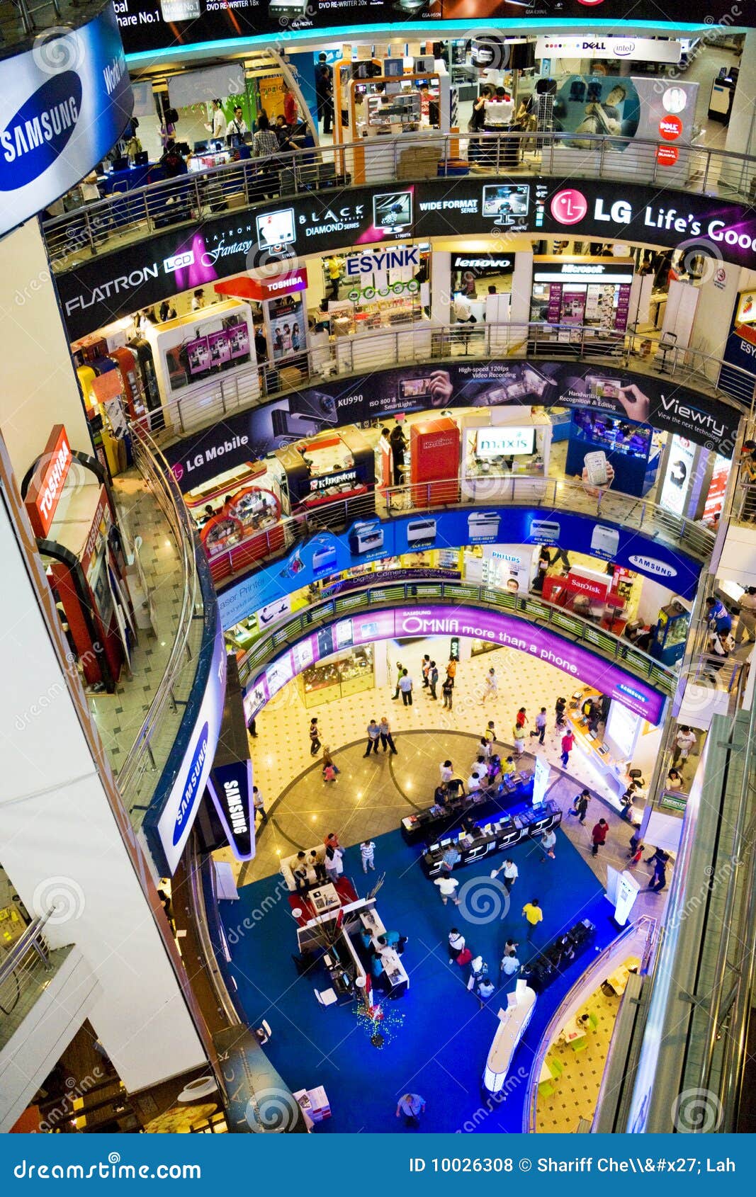 ICT Shopping Crowd editorial stock photo. Image of luxury - 10026308