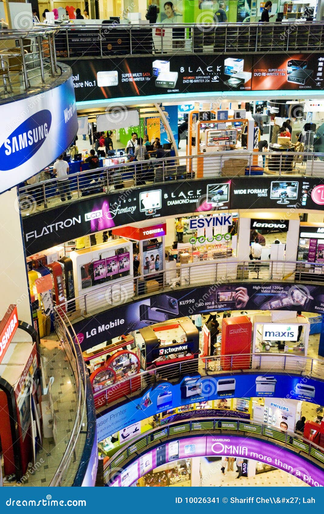 ICT Shopping Crowd editorial photo. Image of interior - 10026341