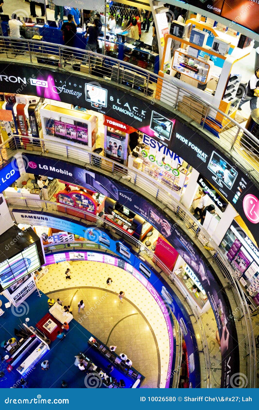 ICT Shopping Crowd editorial image. Image of mall, malaysia - 10026580