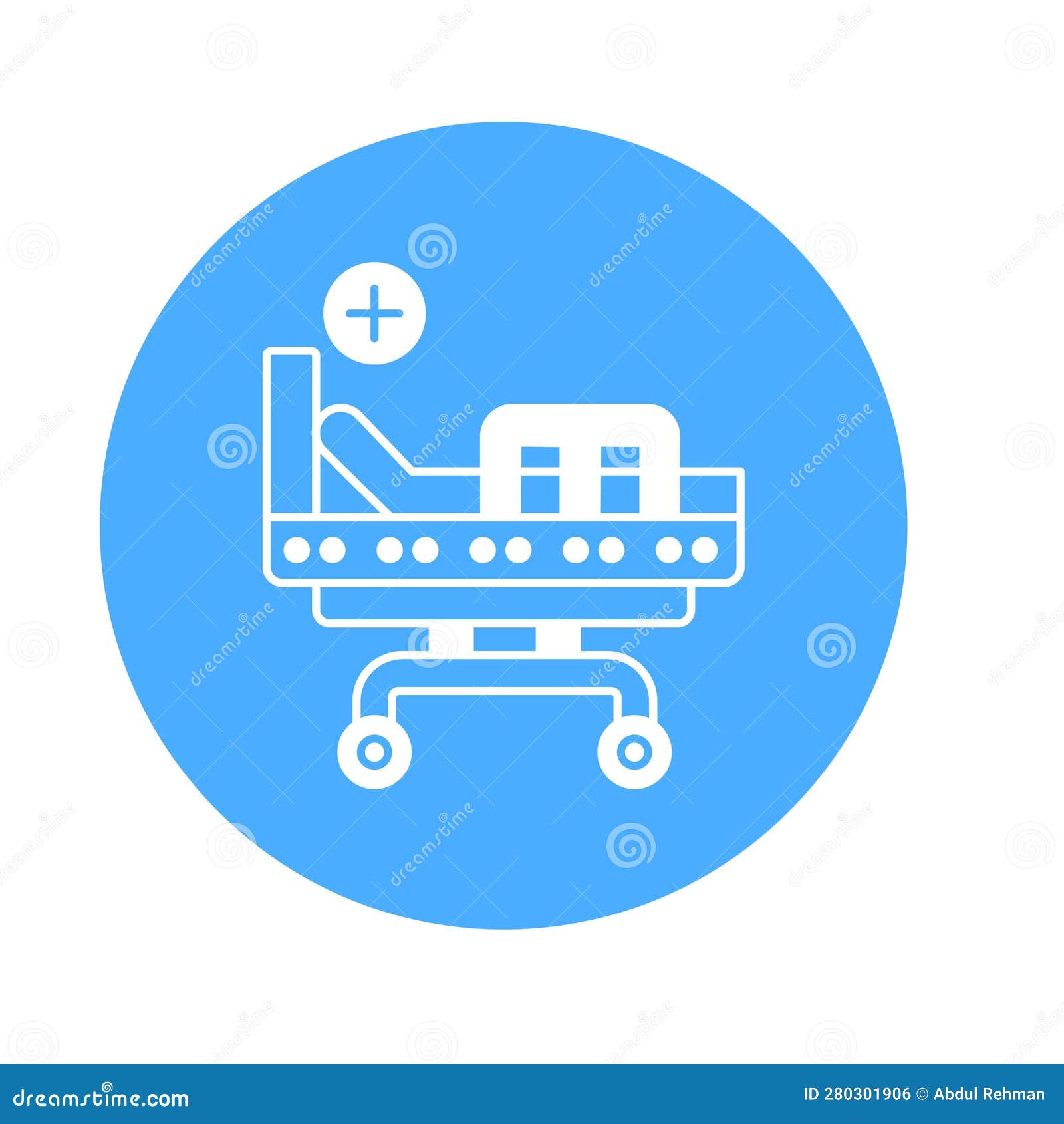 Icu Stretcher Vector Icon Easily Modify. Stock Vector - Illustration of ...
