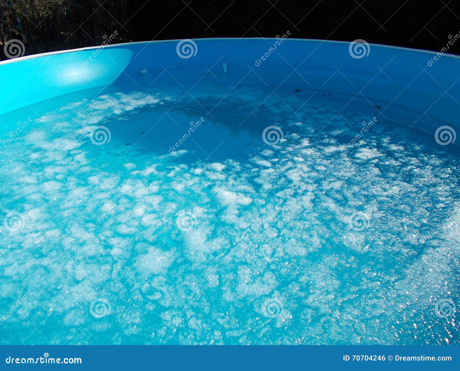 Icy bath stock photo. Image of beautiful, skies, chilly - 70704246