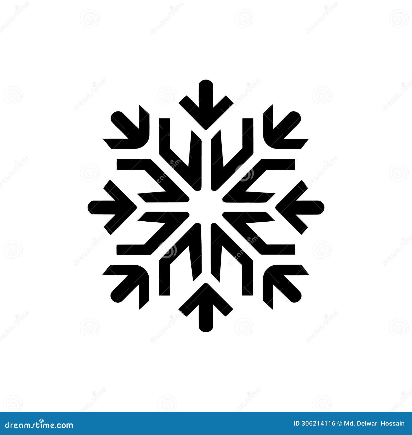 Icy blizzard bloom icon stock vector. Illustration of bloom - 306214116