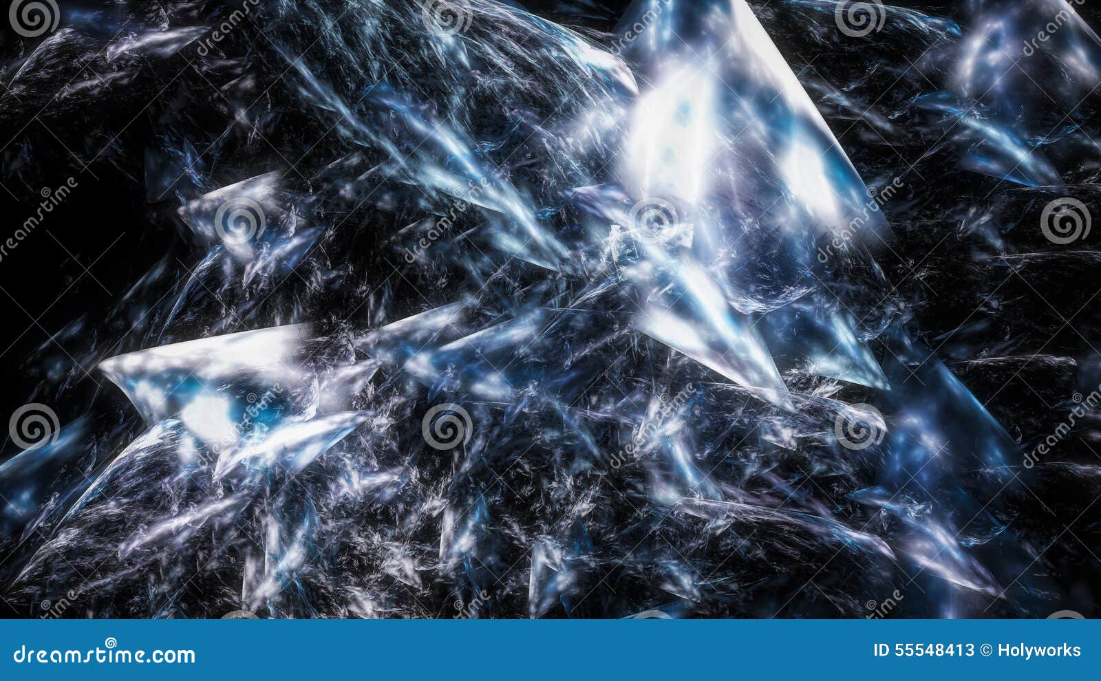 Icy Blue Diamond Background Stock Illustration - Illustration of colour ...