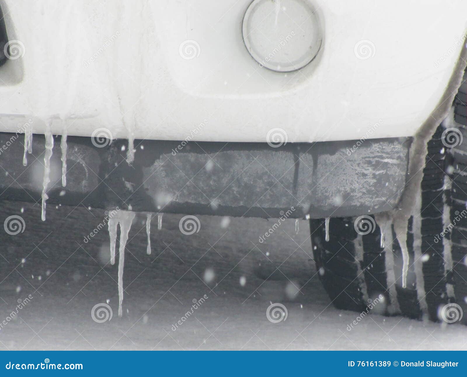 Icy Car stock image. Image of winter, coldweather, icycles - 76161389