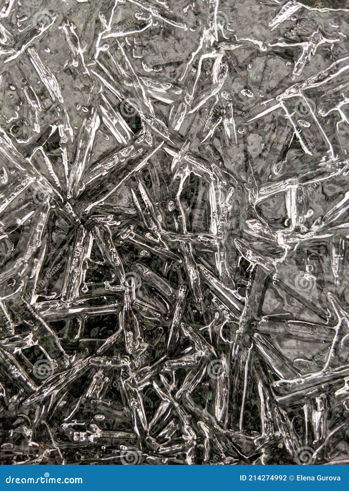 Icy Creative Ice Texture. Winter Abstract Background Stock Photo ...