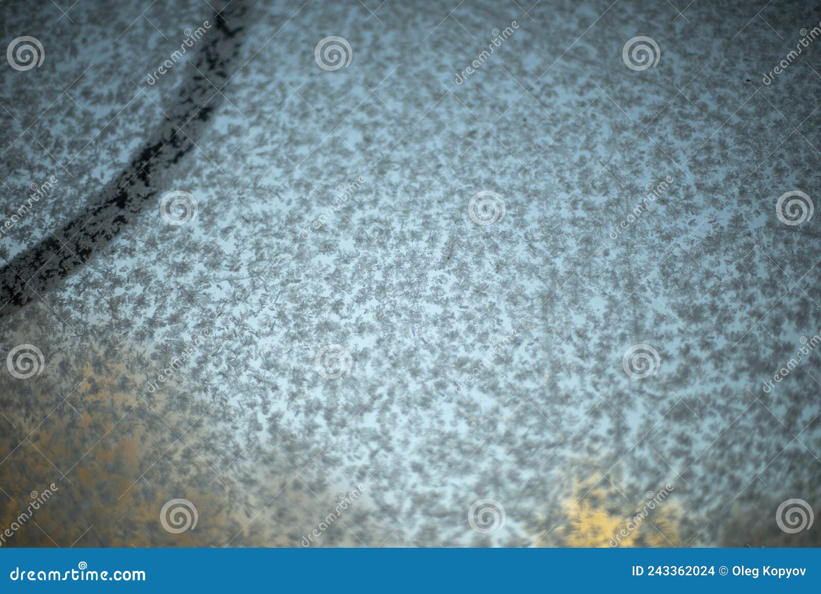 Icy Glass. Texture of Frozen Window Stock Photo - Image of cool ...
